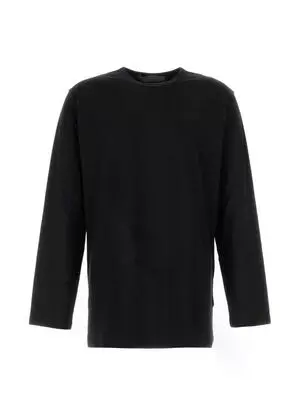 Y’s Long-sleeve Oversized T-shirt - Black
