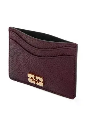 GANNI Bou Logo-plaque Cardholder