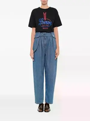 Loewe Belted Cargo Jeans