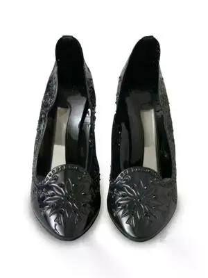 Dolce & Gabbana Floral-embossed Stiletto Pumps