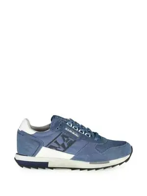 NAPAPIJRI Race Suede-panelled Sneakers - Blue