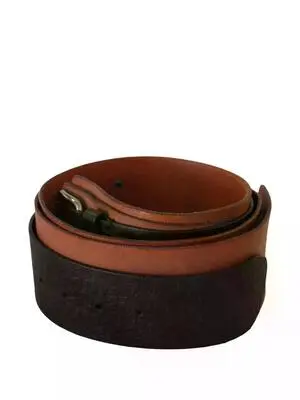 Costume National Wide Leather Belt