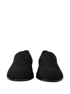 Dolce & Gabbana Floral Jacquard Brocade Loafers