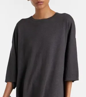 LISA YANG Agnette Cotton And Cashmere Sweater