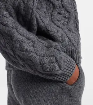 LISA YANG Cable-knit Cashmere Cardigan