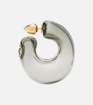 Alaïa Bubble Hoop Earrings - Grey