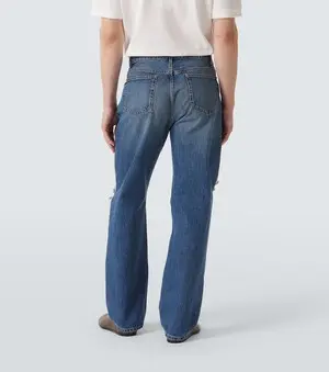 MAISON MARGIELA Distressed Straight Leg Jeans