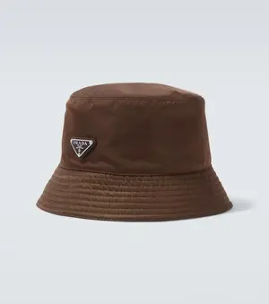 Prada Re-nylon Bucket Hat - Brown