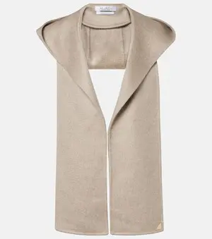 Max Mara Hooded Cashmere Scarf