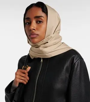Nour Hammour Cotton Canvas Hood