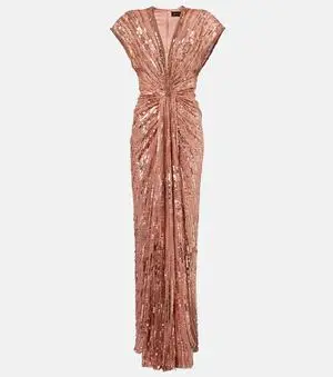 Jenny Packham Jenny Packham Embellished Gown Pink