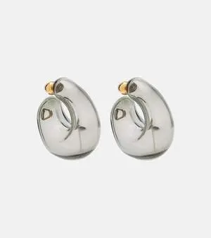 Alaïa Bubble Hoop Earrings - Grey