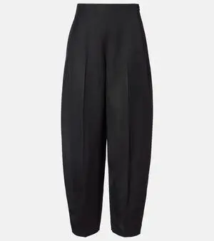 FFORME Yvette Barrel-leg Pants - Black
