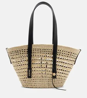 Loewe Braided Basket Bag - Beige