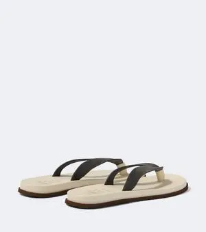Brunello Cucinelli Suede Thong Sandals