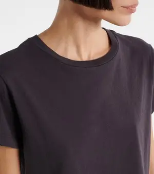 AGOLDE Adine Cotton Jersey T-shirt - Black