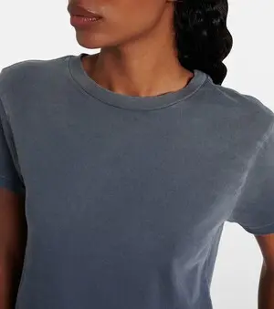 AGOLDE Adine Cotton Jersey T-shirt - Blue