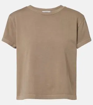 AGOLDE Cotton Jersey T-shirt - Brown