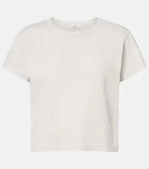 AGOLDE Adine Cotton Jersey T-shirt - White
