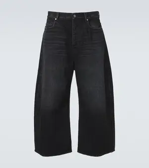 Balenciaga Barrel Leg Jeans - Black