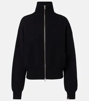 Extreme Cashmere N°385 Zip-up Sweater - Black