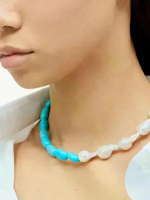 FLOWER POWER Baroque Pearls Necklace