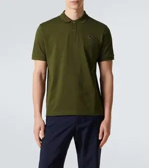 Prada Cotton Polo Shirt - Green