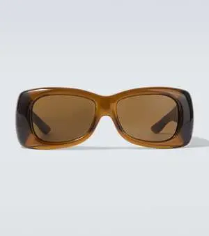 Saint Laurent Sl 901 Howl Oversized Sunglasses - Brown