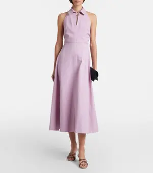 Veronica Beard Mackey Midi Dress - Pink
