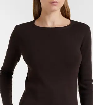 Extreme Cashmere N°392 Eel Cotton And Cashmere Top