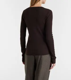 Extreme Cashmere N°392 Eel Cotton And Cashmere Top