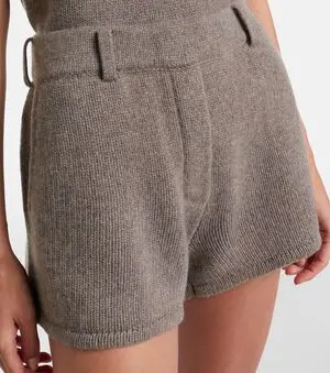 LISA YANG Annora Cashmere Shorts - Grey