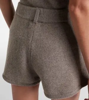 LISA YANG Annora Cashmere Shorts - Grey
