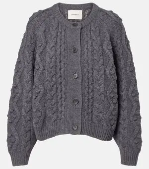 LISA YANG Lisa Yang Cable-Knit Cashmere Cardigan