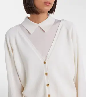 LISA YANG Jiani Cashmere Cardigan - White