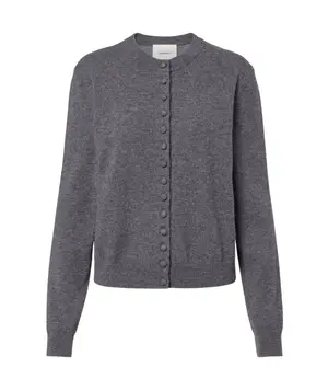 LISA YANG Wilona Cashmere Cardigan - Grey