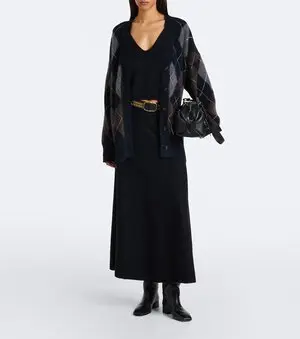 LISA YANG Cashmere Midi Skirt - Black