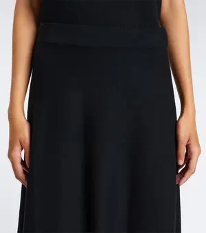LISA YANG Cashmere Midi Skirt - Black