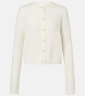 LISA YANG Felicia Cashmere And Silk Cardigan - White