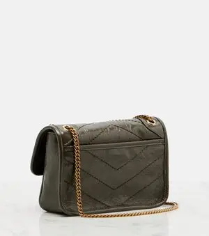Saint Laurent Niki Mini Shoulder Bag - Grey