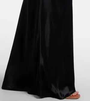 Miu Miu Satin Slip Maxi Dress
