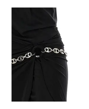 Rabanne Sleeveless Chain Embellished Mini Dress