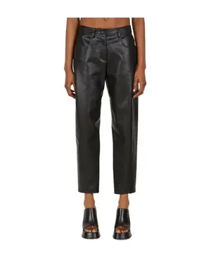 Stella McCartney Contrast Stitched Cropped Trousers