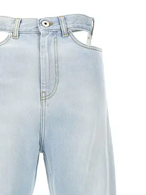 MAISON MARGIELA High-waisted Wide-leg Jeans