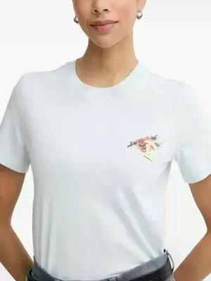 DIESEL® Rose Print T-shirt - Blue