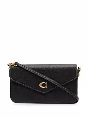 COACH Wyn Logo-plaque Shoulder Bag - Black