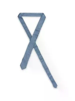 ROBERTO CLERICI Check-pattern Tie - Blue