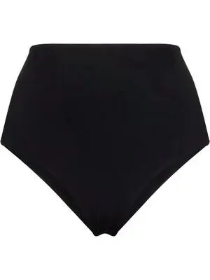 ST. AGNI Ziah High-waisted Bikini Bottoms - Black