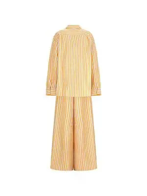 Andamane Lana Striped Trousers Set