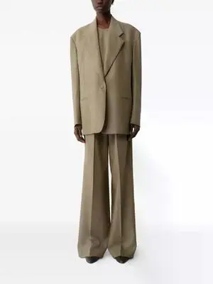 Calvin Klein Pressed Crease Wide-leg Trousers